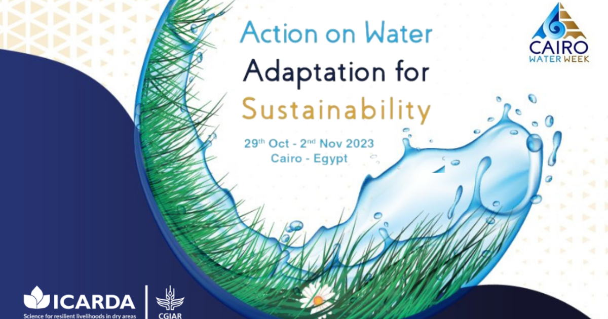 ICARDA at Cairo Water Week 2023 | ICARDA